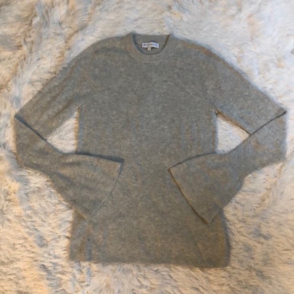Warehouse | Sweaters | Warehouse Euc Light Grey Flare Sleeve Sweater ...